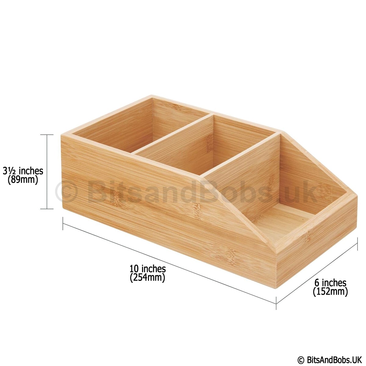 Quality Bamboo Storage & Organiser Box | Bits and Bobs UK