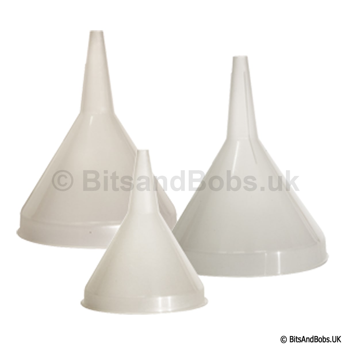 Stadium Plastic Funnel Set of 3 - 4",6",8" | Bits and Bobs UK